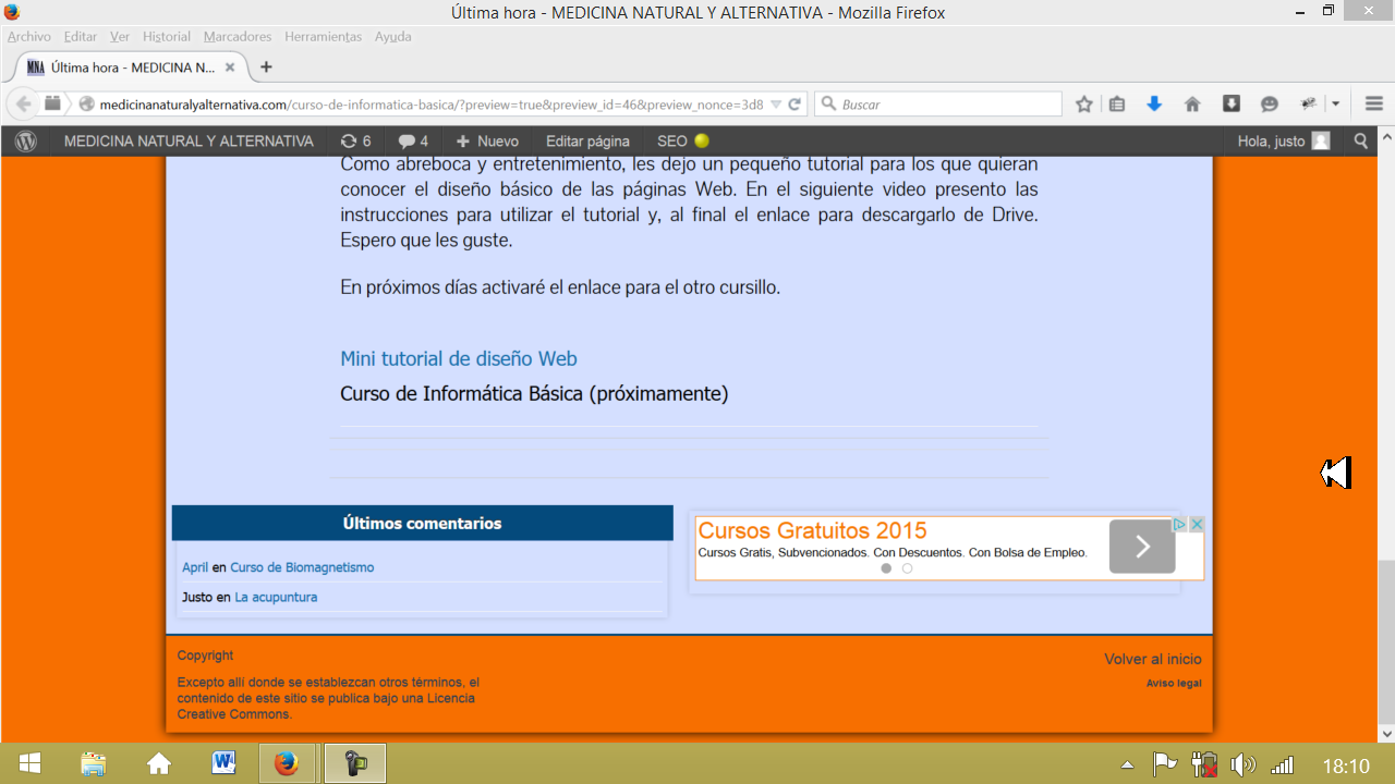 Mini tutorial HTML - El Sitio Justo - Informática